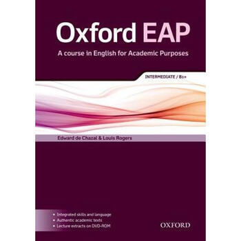 牛津英语教材 Oxford EAP: Intermediate/B1+: Student's ...
