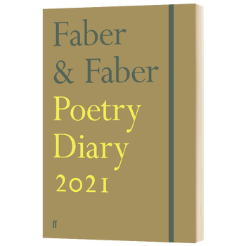 2021年费伯诗歌日记 英文原版 Faber and Faber Poetry Diary 英文版进口原版英语书籍