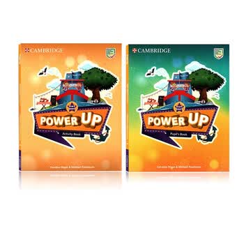 原版进口Power Up预备1 2 3 4 5 6级剑桥国际少儿英语教材powerup教材青少版 Starter级别课本+练习册