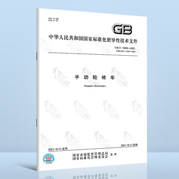GB/Z 13800-2021手动轮椅车