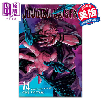 漫画 咒术回战 14 Jujutsu Kaisen, Vol. 14 英文原版 平装 Akutami, Gege