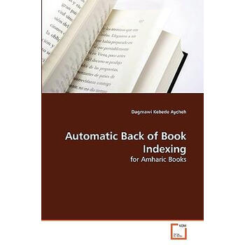 Automatic Back of Book Indexing