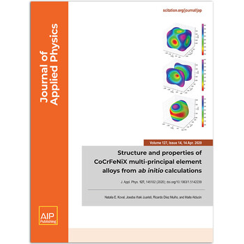 【单期可选】Journal of Applied Physics 应用物理学杂志 2020/21年英 N.14 2020年4月14日