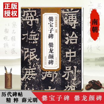 爨宝子碑 爨龙颜碑 南朝 历代碑帖精粹 简体旁注附技法解析 临摹毛笔隶书书法练字帖 安徽美术出版社