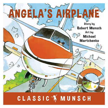 蒙施爷爷讲故事 安吉拉开飞机 Angela's Airplane 英文原版儿童英语故事图画书 语言学习阅读兴趣培养书 进口书籍