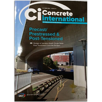 【单期可选】Concrete International  英文国际混凝土设计技术杂志 2020年10月刊
