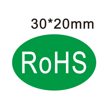 ROHS标签通用椭圆形不干胶HF绿色不合格环保GP贴纸可定做logo ROHS白字30*20mm 1100贴【图片 价格 品牌 报价】-京东