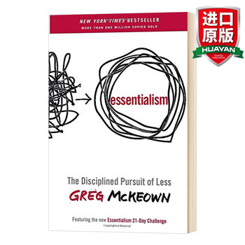 英文原版 Essentialism The Disciplined Pursuit of Less