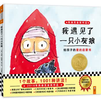 凯迪克金奖绘本：我遇见了一只小灰狼（1本神奇的无字书，1001种爱的讲法！听孩子讲述“爱” 小读客出品）