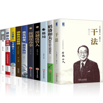 干法 稻盛和夫+按制度办事+忠告+格局+管理三会+领导力等（共10册）