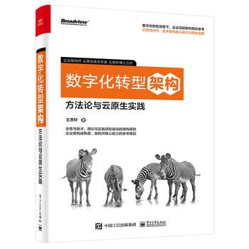 数字化转型架构 方法论与云原生实践 图书