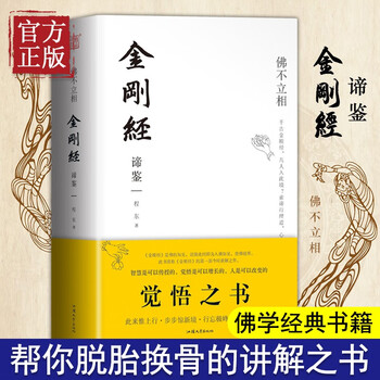 佛不立相 金刚经谛鉴 佛学宗教书籍 佛教经典读物 心灵治愈系成功励志古典文学中国哲学书 都市减压自我
