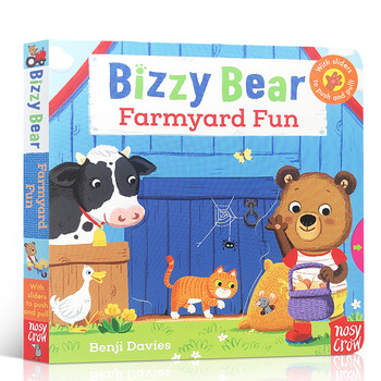 100元选5件小熊很忙系列恐龙乐园Bizzy Bear: Dinosaur Safari绘本忙碌的小 小熊第2辑:欢乐农场日