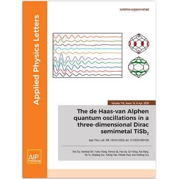 【单期可选】Applied Physics Letters 应用物理学快报 Vol.116 2020 N.14 2020年4月6日