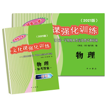 2021年版领先一步文化课强化训练 物理 上海高考物理一模卷 试卷+答案 上海市各区高三期末质量高中