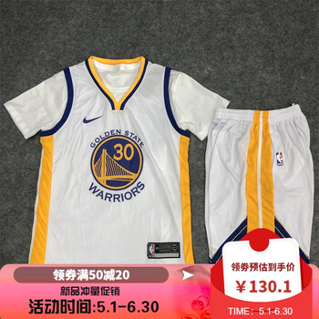 潮穿搭篮球服套装透气背心库里30号球衣真两件T恤情侣球服定制diy 白色库里30上衣+T恤+短裤 4XL(身高180-185cm）