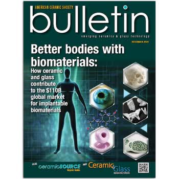 【单期可选】American Ceramic Society Bulletin 美国陶瓷学技术材料杂 2020年12月刊