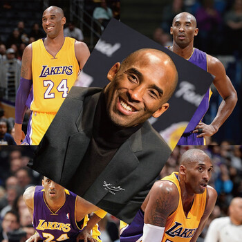 科比布莱恩特库里詹姆斯明信片NBA湖人队球星周边卡贴小贴纸周边 科比海报(8张随机)