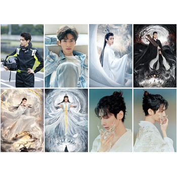 罗云熙海报2021全新高清周边润玉写真明信片卡贴墙贴壁纸挂画 B款(光滑面) 非海报产品