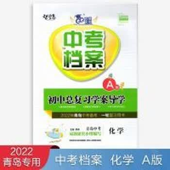 2022版中考档案化学A版初中总复习学案导学青岛中考备战一轮复习 中考档案化学A版