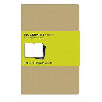 Moleskine Cahier Journal (Set of 3), Pocket,...