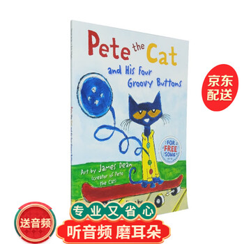 皮特猫系列Pete the Cat and his Four Groovy Buttons英文原版#
