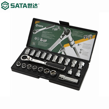 【世达09134】世达（SATA）09134 21件20MM系列穿透式套筒组套 09134 21件20MM系列穿透式套筒组套【行情 报价 价格 ...