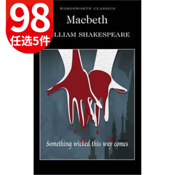 莎士比亚四大悲剧 Macbeth 麦克白 英文原版书籍 畅销书 平装 经典小说