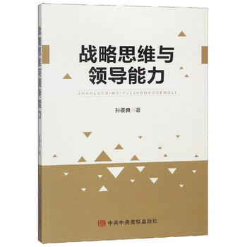 战略思维与领导能力 孙要良  书籍