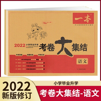 小学毕业升学考卷大集结语文人教版RJ小升初真题试卷专项突破真题实战小生初总复习综合试卷2022一本