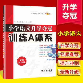 小升初升学夺冠知识大集结+训练A体系全6册 小升初知识大集结语文