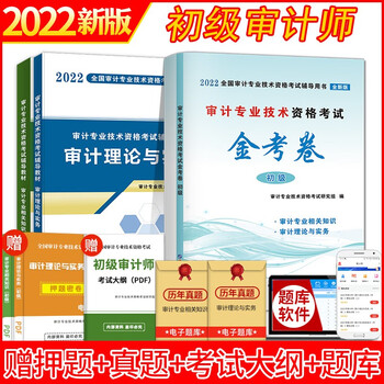 2022审计师考试用书 审计师初级 审计专业技术资格考试 审计理论与实务 审计专业相关知识 初级审计师 教材+全真模拟试卷