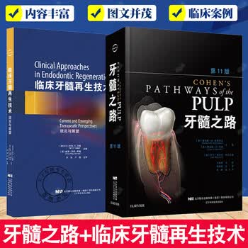 牙髓之路第11版+临床牙髓再生技术现况与展望两本套装 活髓保存治疗牙髓血运重建牙髓诊断深龋治疗露髓管