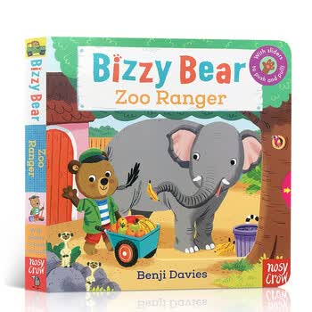 100元选5件小熊很忙系列恐龙乐园Bizzy Bear: Dinosaur Safari绘本忙碌的小 小熊第1辑:动物管理员
