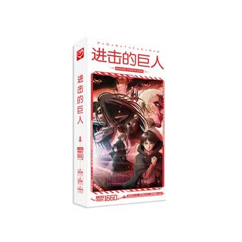 动漫从零开始兔学姐女郎宝可梦刀剑神域JOJO东方FGO紫罗兰明信片 进击的巨人明信片(封面随机)