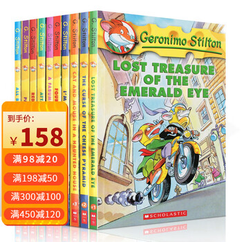 Geronimo Stilton 老鼠记者原版1-10册儿童冒险探险成长励志故事英文小说桥梁书
