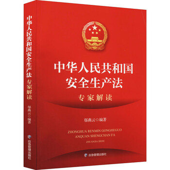 中华人民共和国安全生产法专家解读 图书