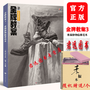 金牌教案3素描静物临摹范本2021烈公文化朱启鹏几何步骤照片对临