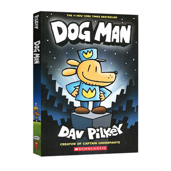 可多选 神探狗狗1-10全十册平装英文原版Dog Man内裤人captain underpants 幽默英语漫画彩页桥梁书6-12岁儿童英文读物Dav Pilkey英语读物 神探狗狗 7