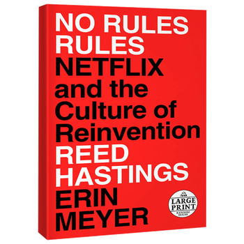 英文原版 No Rules Rules Netflix 无规则的规则 不拘一格 网飞传奇 公司文化的重塑 樊登 曾鸣推荐 商业管理SN4051