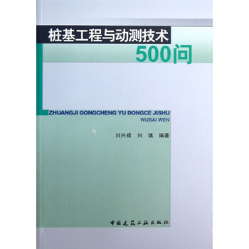 桩基工程与动测技术500问