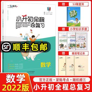 2022一飞冲天小升初全程总复习数学 专项突破真卷演练考点预测冲刺满分知识清单考点训练六年级一飞冲天