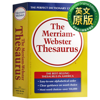 麦林韦氏英语同义词词典英文原版 The Merriam Webster Thesaurus 英英字典