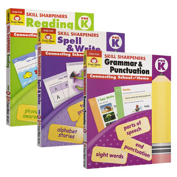 技能铅笔刀语言学习套装PreK Evan-Moor Skill Sharpeners Engli
