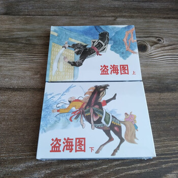 盗海图 连环画小人书 50开小精 上下册 共2册 一版一印 肖天智 绘 普版