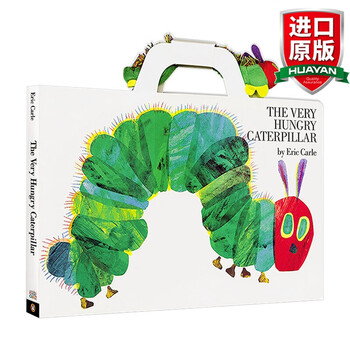 The Very Hungry Caterpillar 英文原版 好饿的毛毛虫 手提超大大开本 英文版
