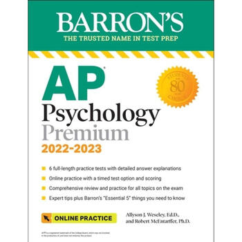AP Psychology Premium, 2022-2023: 6 Practice...