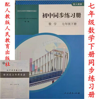 2021配人教版初中同步练习册数学七年级下册人民教育出版社初中
