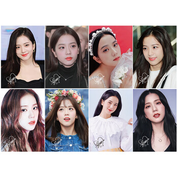 金智秀海报 全新写真JISOO周边墙贴墙纸壁纸高清挂画一套8张 C款 其他产品