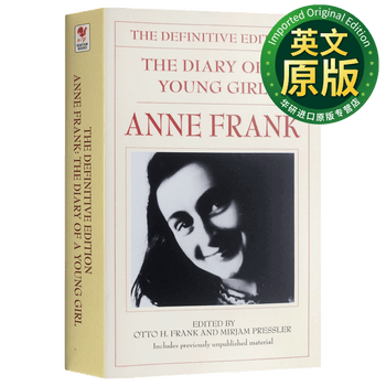 安妮日记 英文原版 The Diary of a Young Girl 安妮弗兰克 可搭The Kite Runner追风筝的人